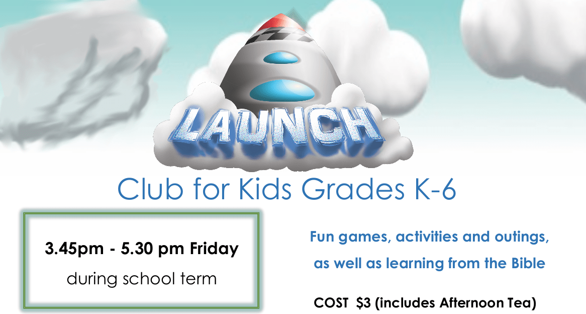 Launch Kids' Club - Engadine Congregational Church | Making Christ Known